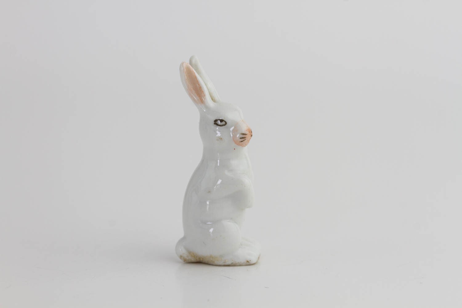 Vintage Antique Miniature Porcelain Bunny Rabbit Figurine | eBay