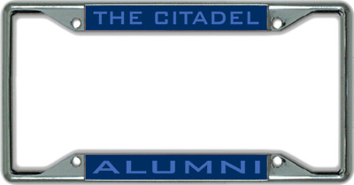 The Citadel ALUMNI License Plate Frame | eBay