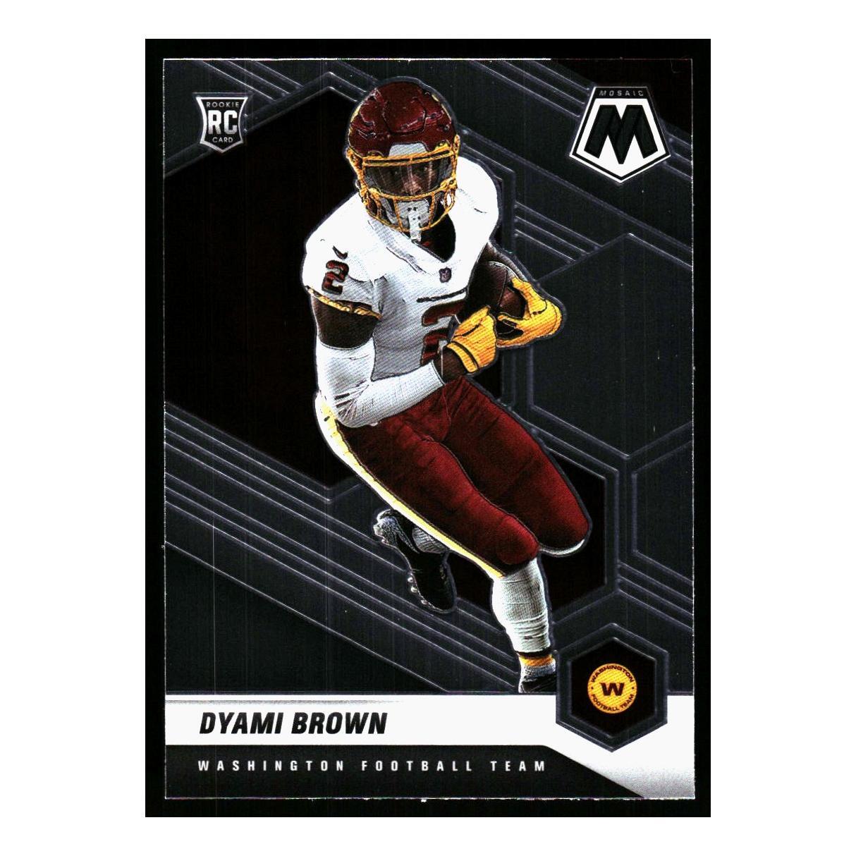 2021 Panini Mosaic #323 Dyami Brown Rookie Washington Football Team | eBay