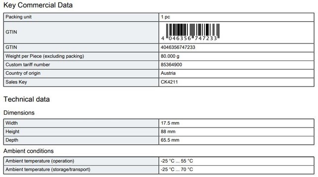 PHOENIX CONTACT DIN EMD-BL-PH-480 2903527 PHASE MONITORING RELAY ...