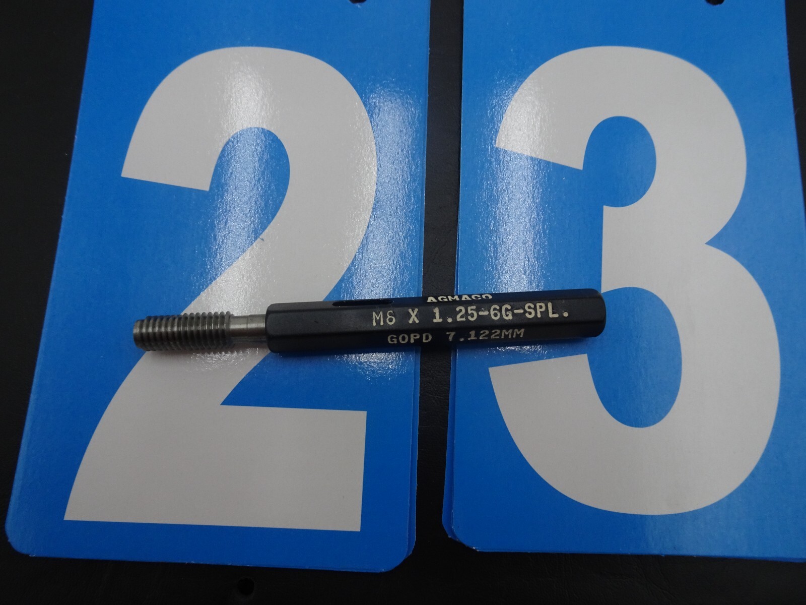 M8 X 1.25-6G-SPL THREAD SET PLUG GAGE GO PD= 7.122MM C | eBay