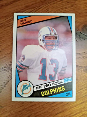Original Vintage 1984 Topps #123 Dan Marino Rookie Card - Near Mint | eBay