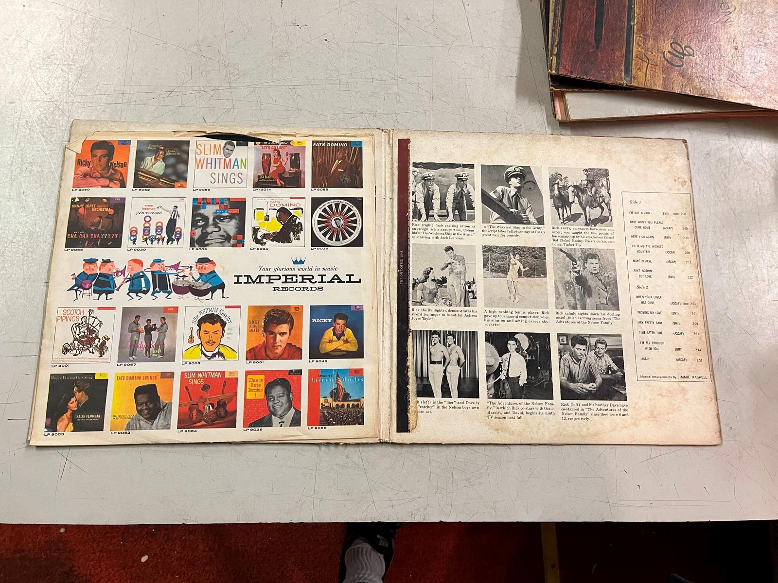 Ricky Nelson - More Songs By Ricky Vinyl LP Record, US 1960 Mono ...