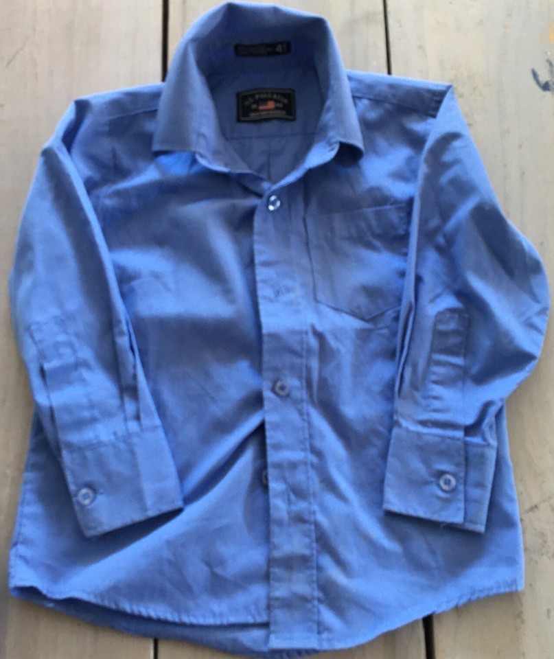 Stanley Blacker Boys Kids Suit Navy With Blue Lines 4 Great Condition ...