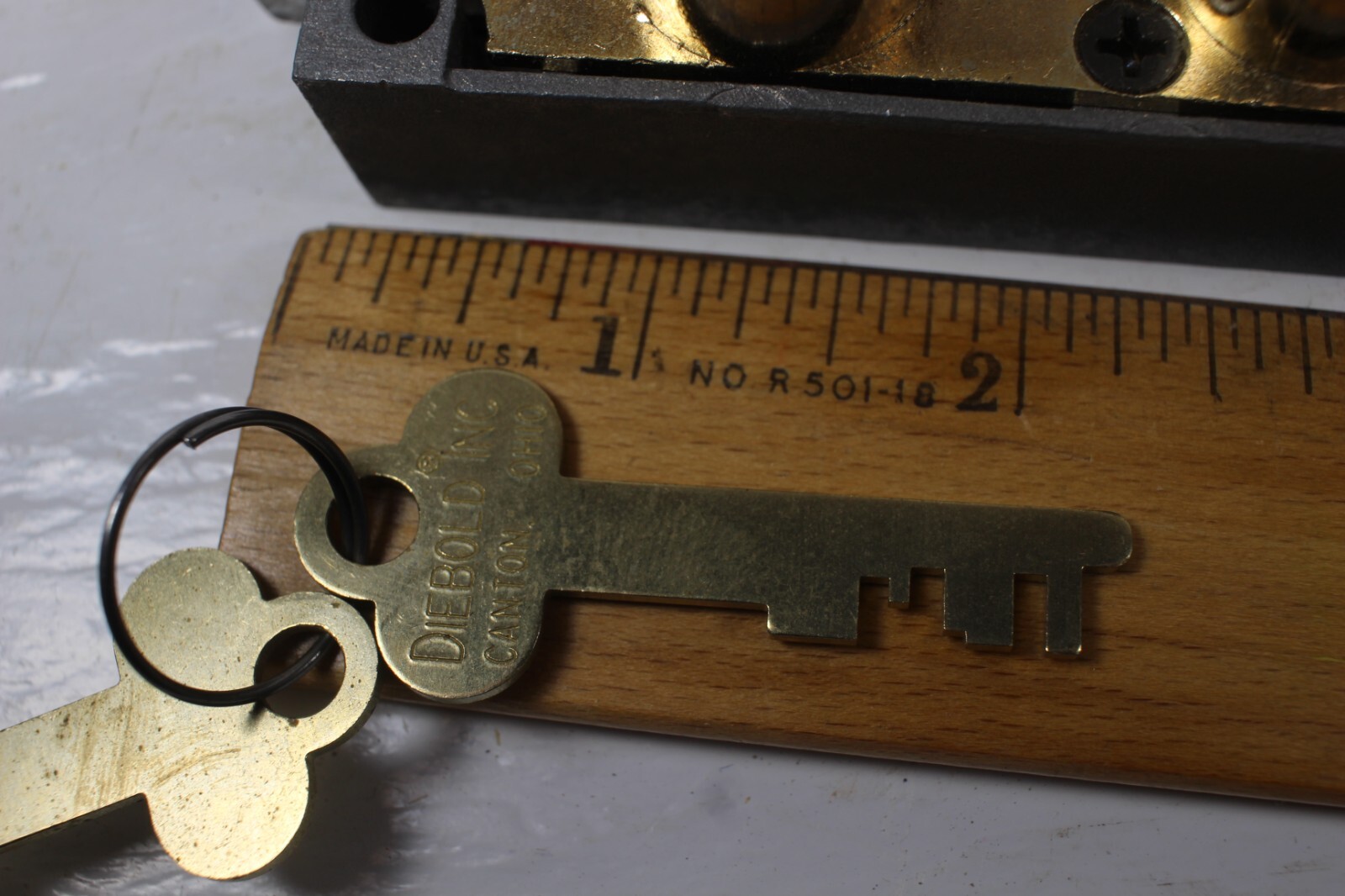 Two Diebold Safe Deposit Box Locks | eBay