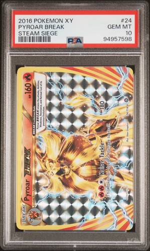 2016 Pokémon XY Steam Siege Pyroar Break #24 PSA 10 GEM MINT | eBay