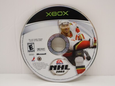NHL 2003 (Xbox, 2002) Disc Only 14633145458| eBay