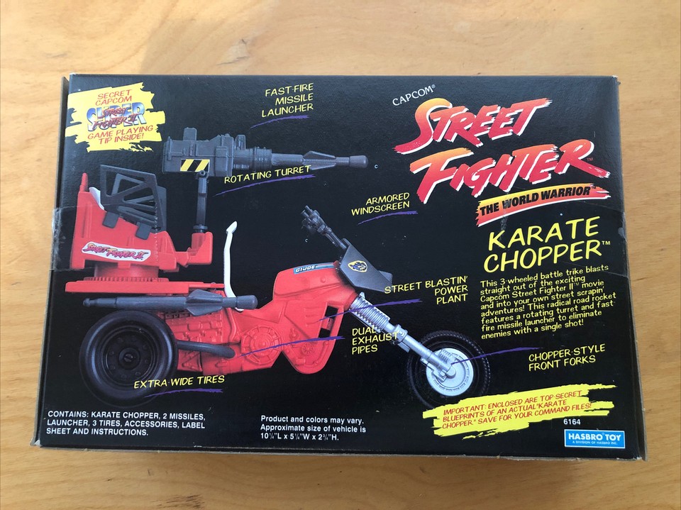 1993 Capcom Hasbro GI Joe STREET FIGHTER 'Karate Chopper' Vehicle ...