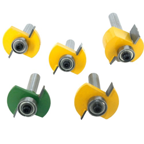 T Slot Groove Rabbeting Router Bit Set Woodworking Cutter 8mm Shank | eBay