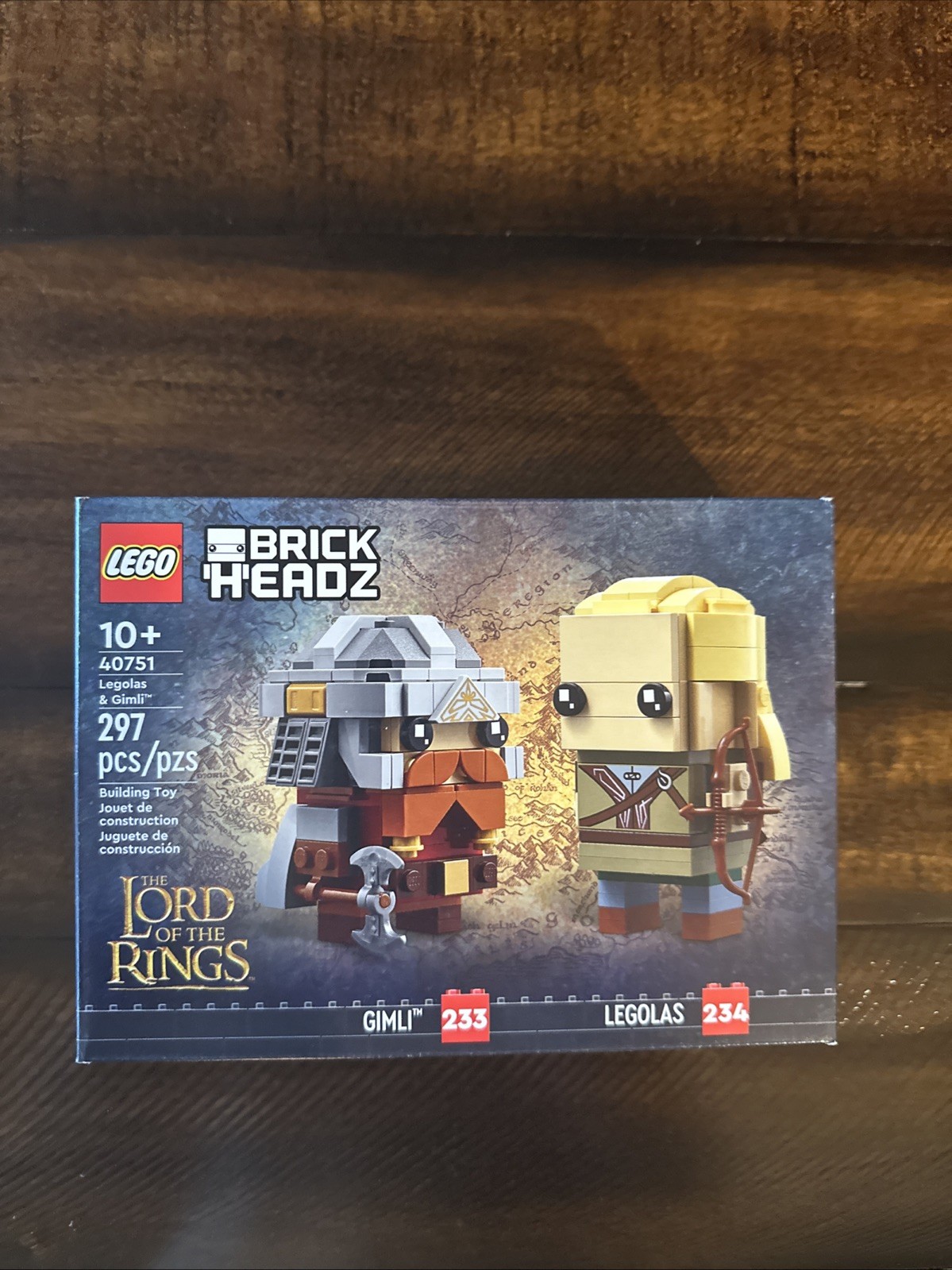 LEGO BrickHeadz 40751 Legolas & Gimli Lord of the Rings LOTR New Sealed ...