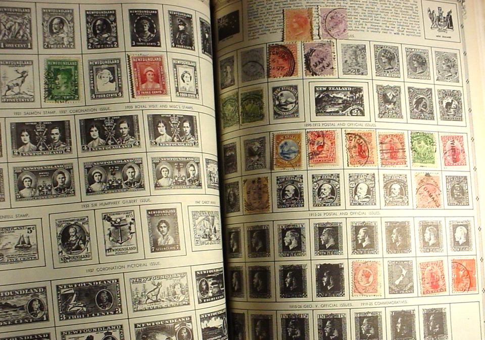 1958 Regent World Stamp Album - Latvia to Romania 1700+ Mint ...