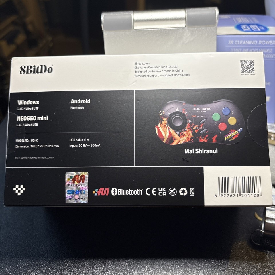 BRAND NEW - 8Bitdo 80HC Mai Shiranui - Neo Geo Wireless Controller ...