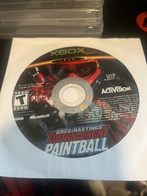 Greg Hastings' Tournament Paintball Original Xbox Game Loose Disc Only ...