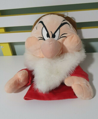 GRUMPY HAND PUPPET SNOW WHITE AND THE SEVEN DWARVES DISNEY 34CM ...
