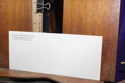 Vintage Envelope W & W Trucking and Preperation Robbins Tennessee | eBay