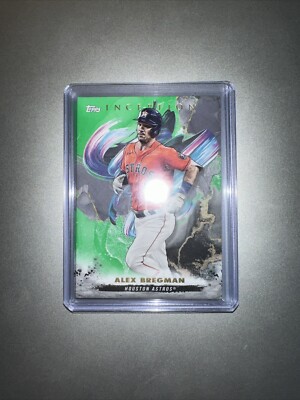 2023 TOPPS INCEPTION GREEN Alex Bregman Houston Astros | eBay