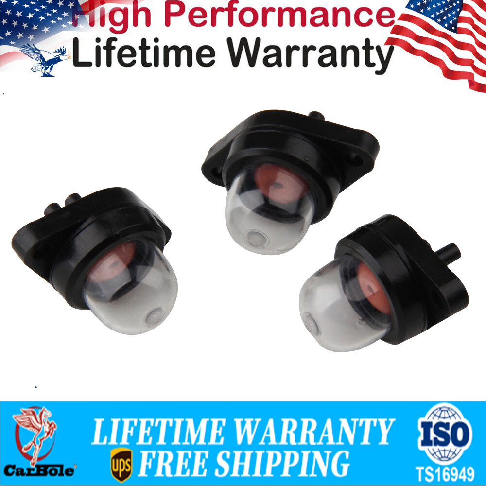 3PCS Primer Bulb For 188-518 Poulan 1900 1950 2050 2055 2075 2150 2175 ...