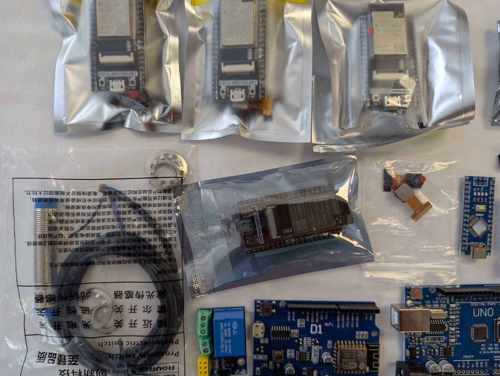 Lots of electronic modules, kits, components for Arduino and such - lot ...