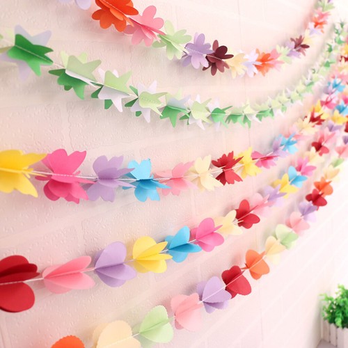 [JB] 1.8M Tissue Paper Colorful Flower Garland String Children's ...
