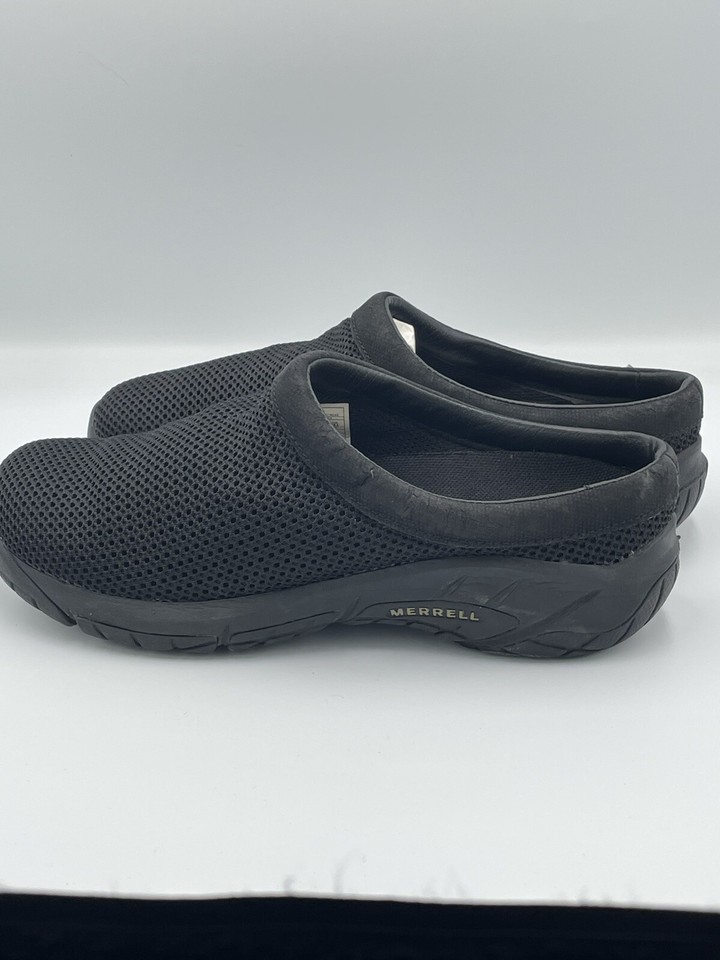 Merrell Encore Breeze 3 Women’s Black Size 8 Mesh Slip On Clog Slides ...