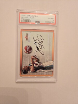 2000 Ultra WNBA Fresh Ink Dawn Staley Autograph auto PSA 8 | eBay