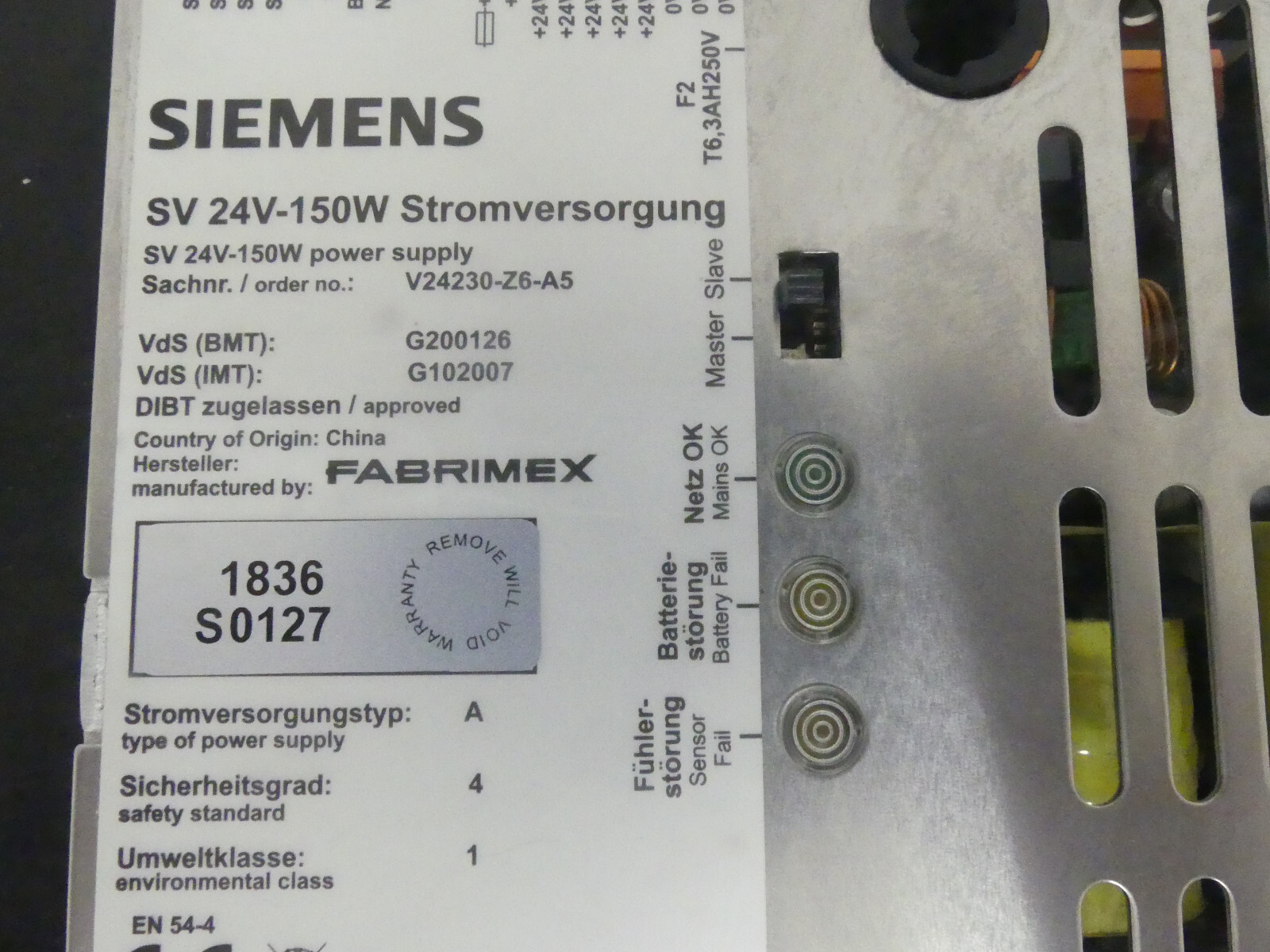 Siemens SV 24V-150W | eBay.de
