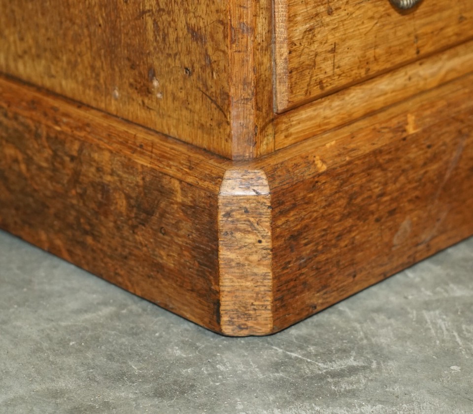 ANTIQUE CIRCA 1883 REVEREND FRANK H FISHER GIFTED VICTORIAN OAK PARTNER ...