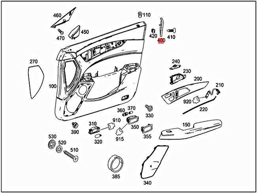 Genuine MERCEDES C218 X218 CLS C218 Shooting Brake X218 Trim 2187270128 ...