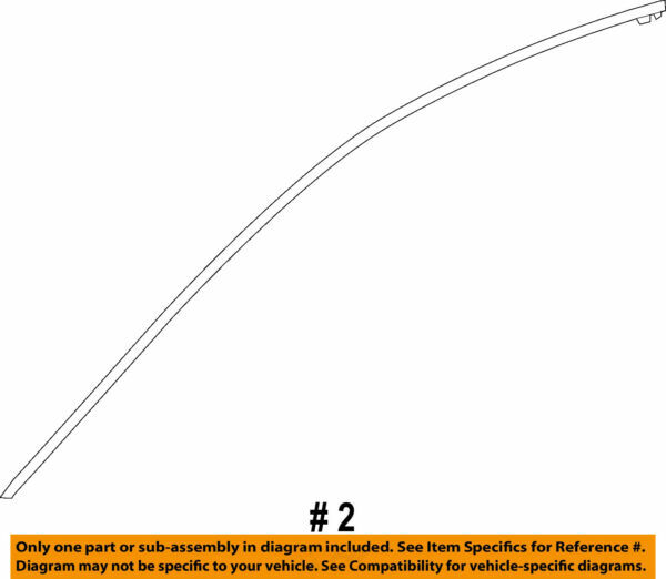 Toyota OEM 2018 Camry Front Door-upper Molding Trim Right 7575306140 ...