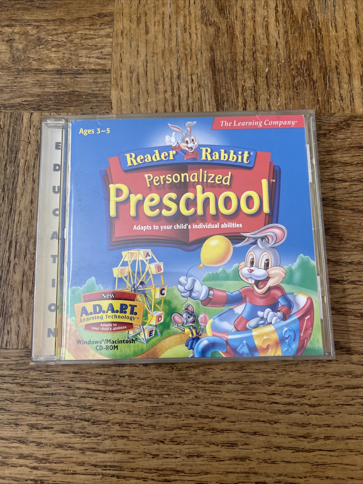 Reader Rabbit Preschool PC CD Rom Game-Rare Vintage | eBay