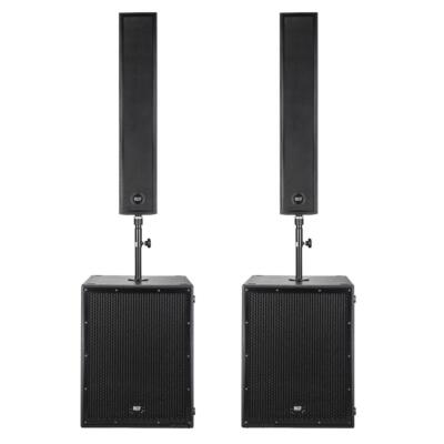 2x RCF NXL 44-A MK2 Line Array Speakers with 2x SUB 8004-AS Subwoofer ...