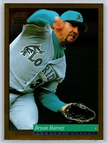 1994 Score Bryan Harvey Gold Rush Parallel Florida Marlins #66 | eBay