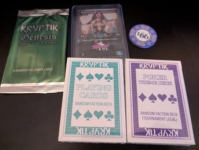 Kryptik TCG Poker Card Set + Promo Cards Sealed! OOP Rare! | eBay
