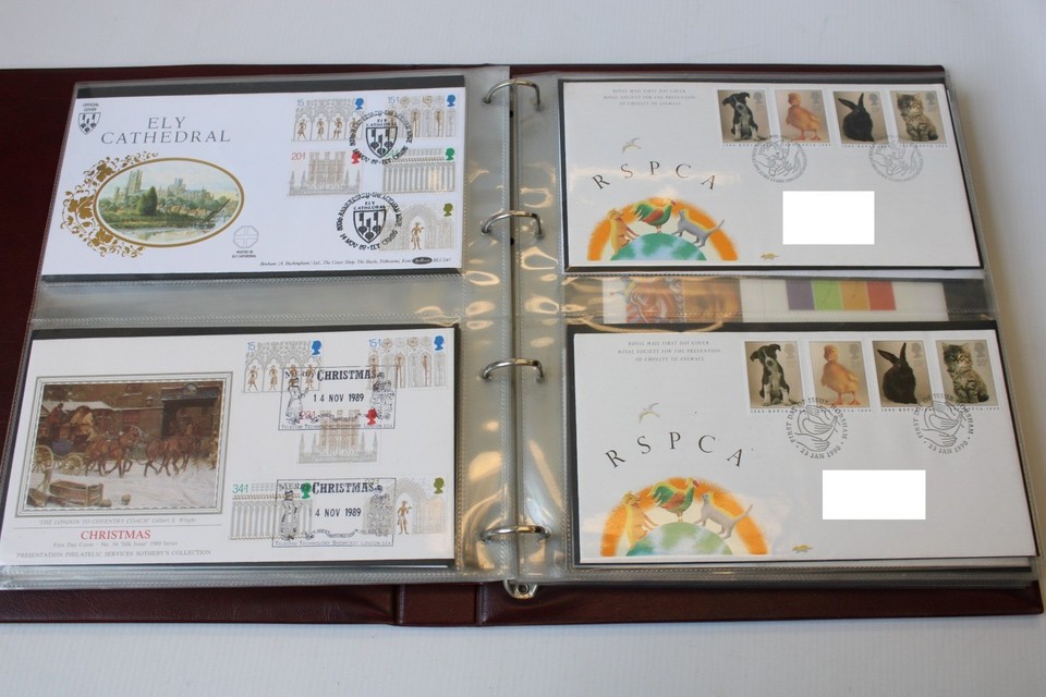 ROYAL MAIL FIRST DAY COVERS w/ 70 Mixed Vintage FIRST DAY COVERS STAMPS ...