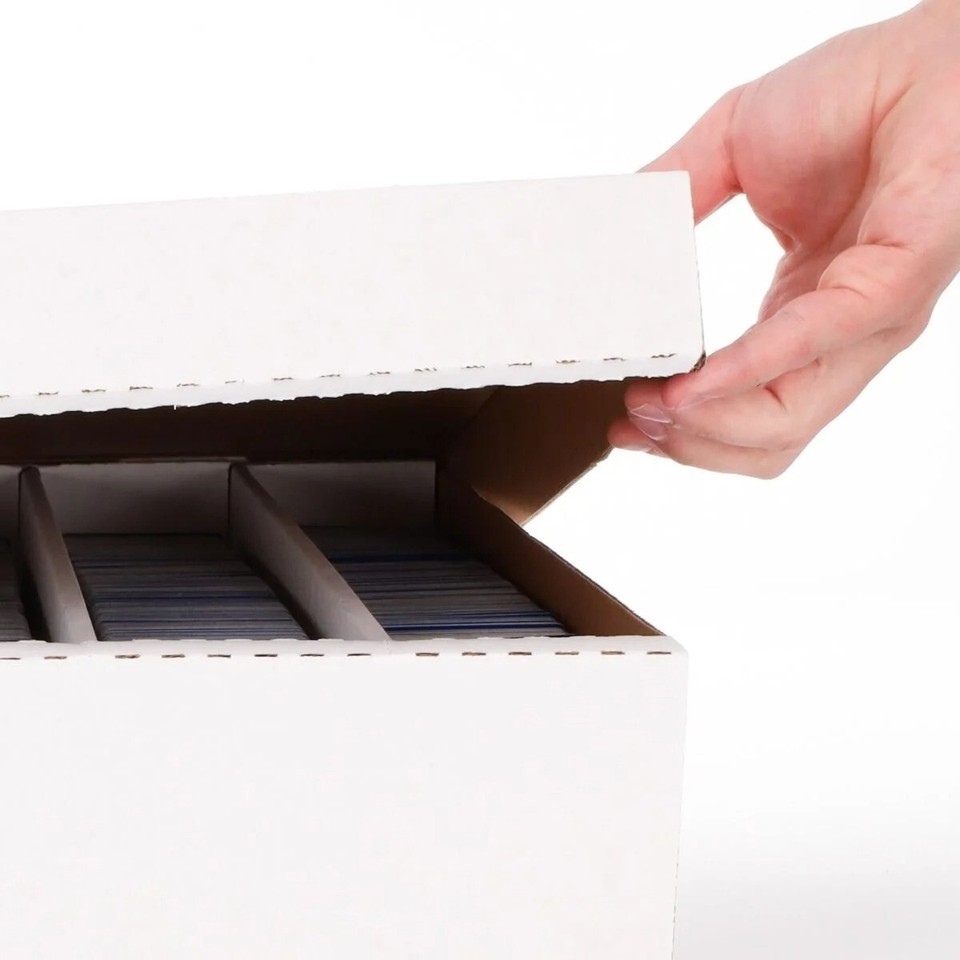 BCW 5000 Count Cardboard Monster Card Box Sport / Gaming Card Storage ...