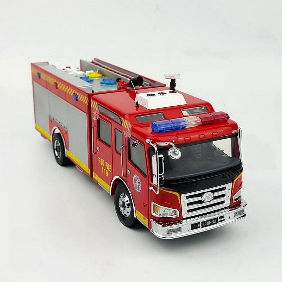 1/43 Scale FAW-JIEFANG Major Fire Truck Diecast Model Toy Gift NIB | eBay