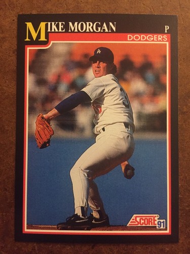 Mike Morgan 276 Score 1991 MLB Baseball Trading Card | eBay