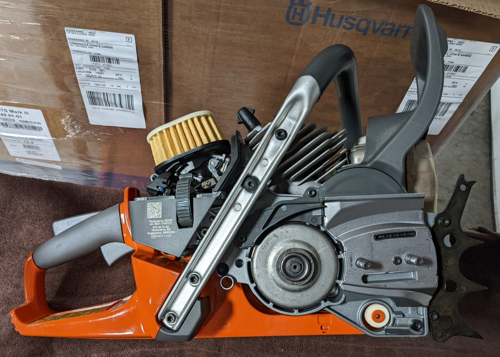 Husqvarna 592XP Chainsaw Powerhead Only | eBay