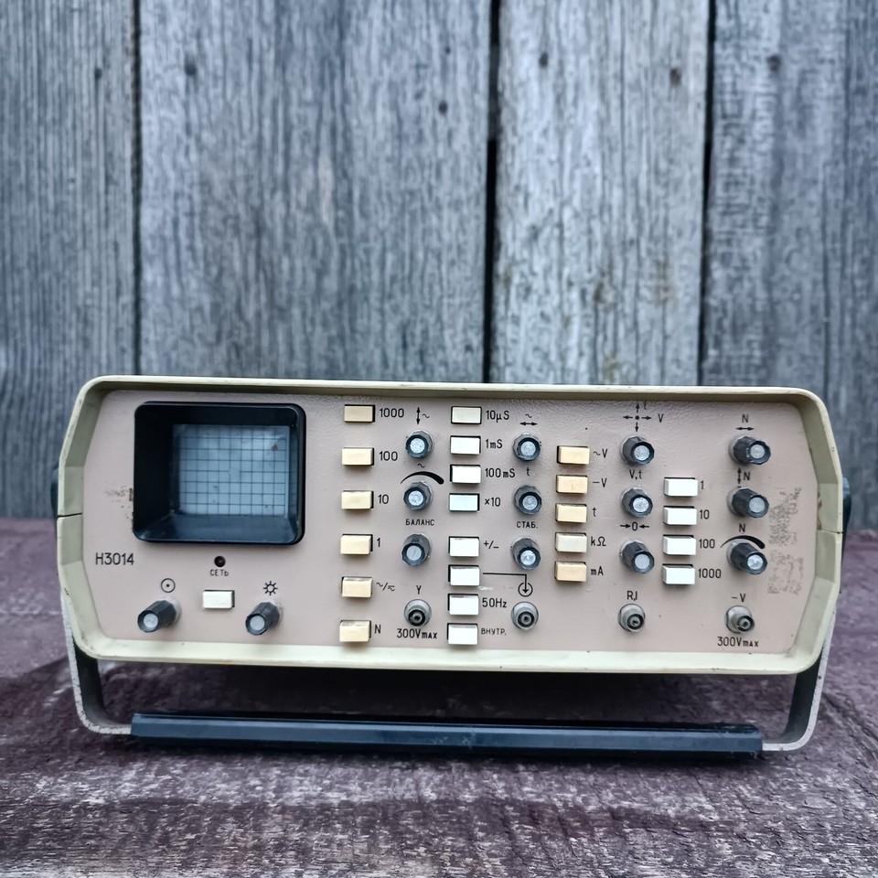 Soviet vintage oscilloscope H 3014 50 Mhz HAM Radio USSR Works! | eBay