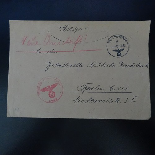 Germania Lettera Fieldpost Brief 07.04.1942 -> Berlin | eBay