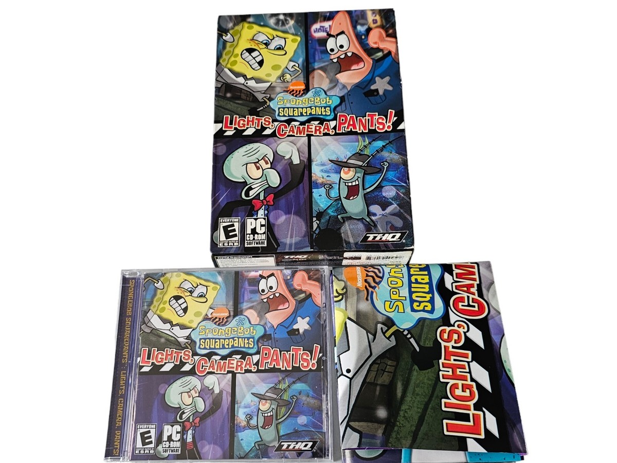 Spongebob Squarepants Lights Camera PS2 GAMES] Spongebob Squarepants