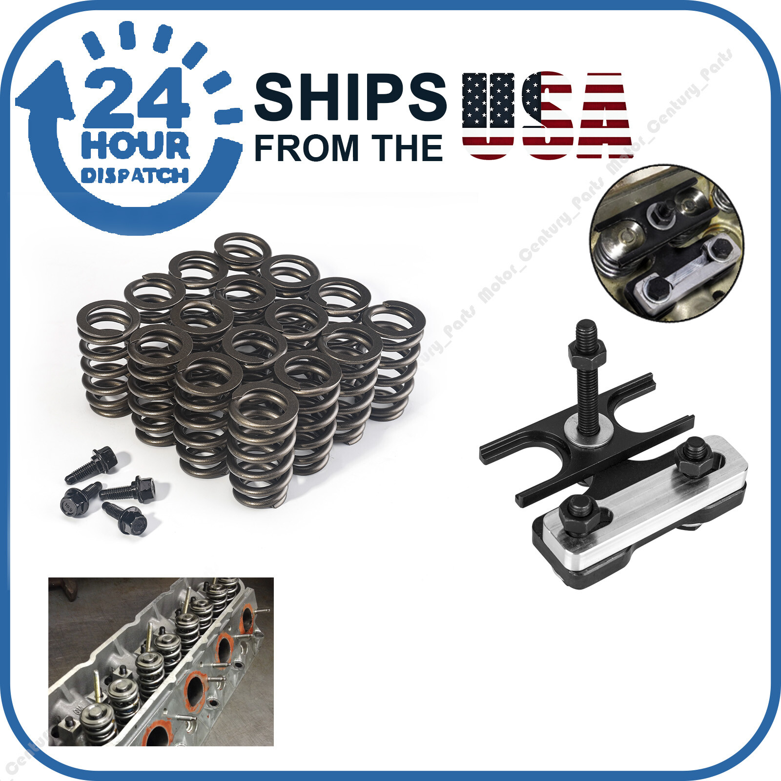 0.625" Lift LS Valve Springs PAC1219-16 For GM LSX LS1 LS2 LS3 4.8 5.3 ...