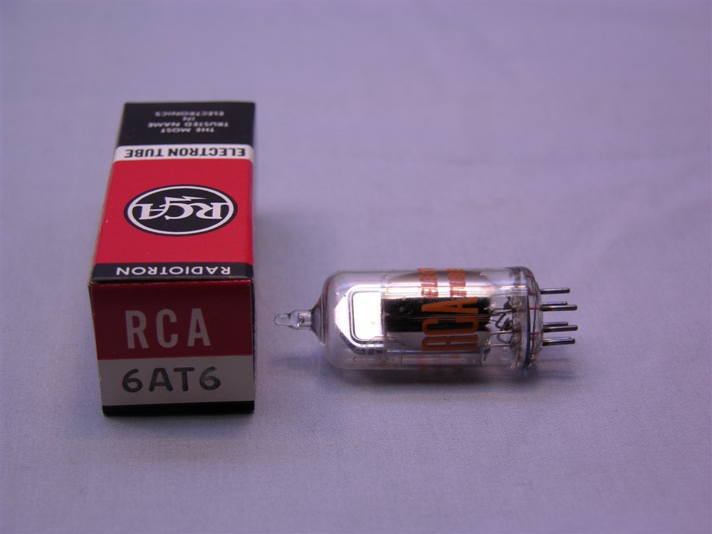 1 RCA 6AT6 Vacuum Tube NOS From Just Opened Master Box | eBay