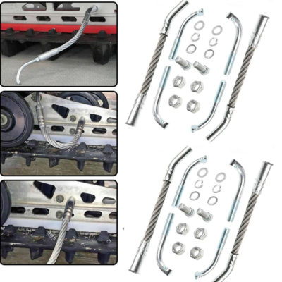 2Pack Duraflex Ice Scratchers For Polaris/Ski-Doo/Arctic Cat/Yamaha ...