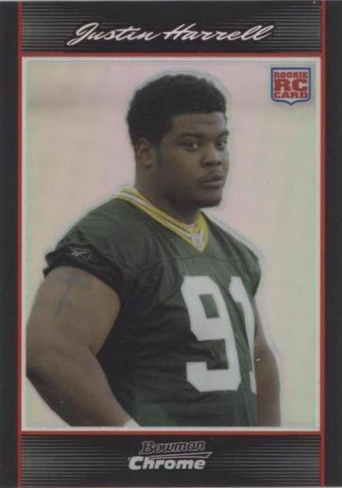 2007 Bowman Chrome - Justin Harrell #BC29 Refractor /500 (RC) for sale ...