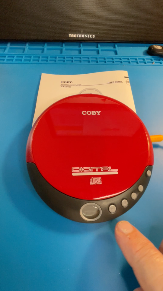 Beautiful CD Player Package, Coby CD-109 & JBL Flats Headphones | eBay