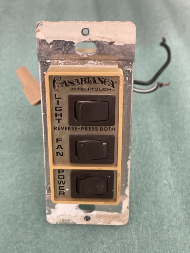 Casablanca Ceiling Fan Wall Switch Model W12 | eBay