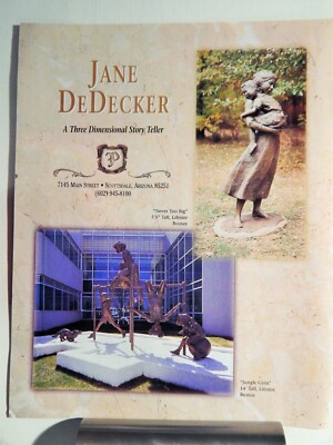 JANE DEDECKER ART PIECE VTG ORIG 1995 ADVERTISEMENT | eBay