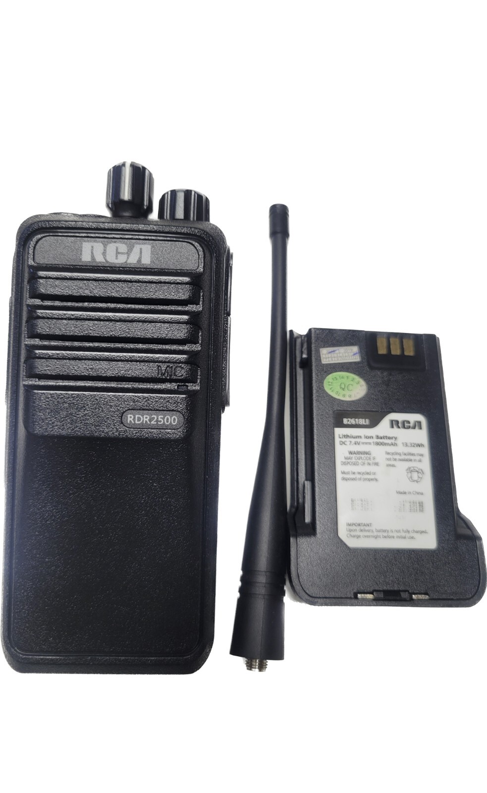 USED RCA RDR2500 UHF 400-470MHz 5 WATT Analog & Digital UHF 32 Channel ...