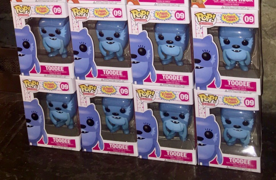 1 FUNKO POP YO GABBA GABBA TOODEE #09 RETIRED VAULTED VINYL FIGURE RARE ...